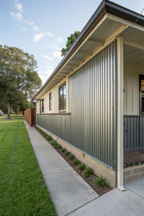 19 Stylish Exterior Metal Wainscoting Ideas