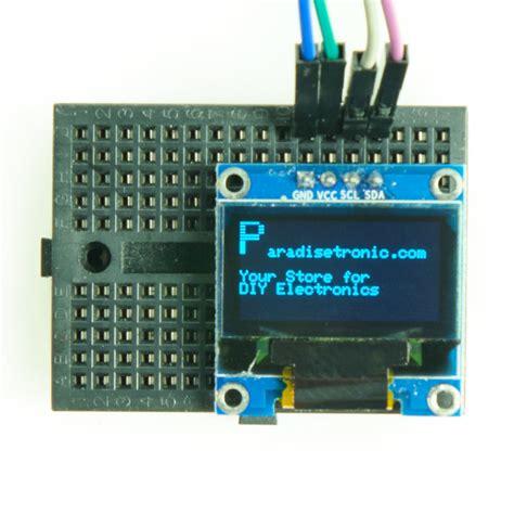 0 96 oled display with 128x64 pixel i2c blue
