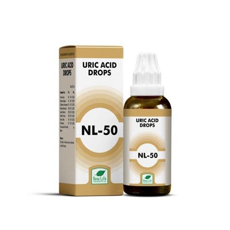 New Life Nl 50 Uric Acid Drops