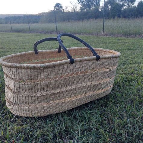 Flower Pot Basket Woven Bolga Basket For Home Decor Pot Basket For Plants Storage Basket