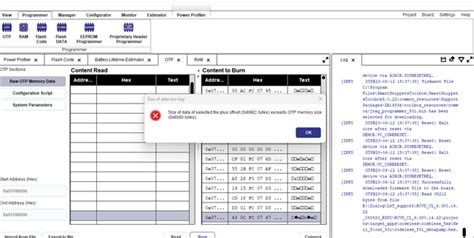 otp programming issue bluetooth low energy renesas wireless