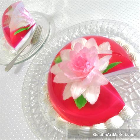 How To Make A Flower Cake Gelatin Art Market