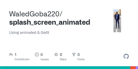 GitHub WaledGoba Splash Screen Animated Using Animated GetX
