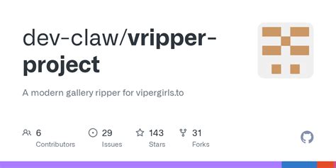 Github Dev Claw Vripper Project A Modern Gallery Ripper For