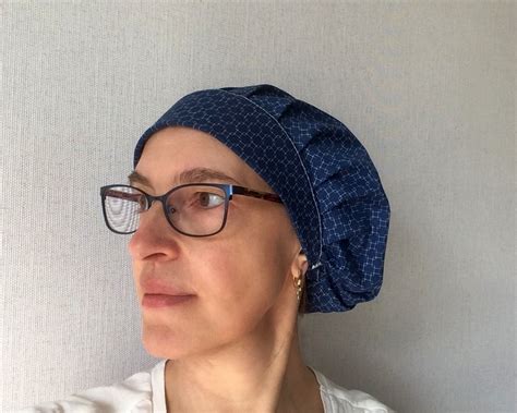 Bouffant Scrub Hat Pattern And Tutorial Pdf Scrub Cap Sewing