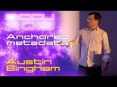 Accu Conference Talk Anchored Metadata From Accu Conference Class