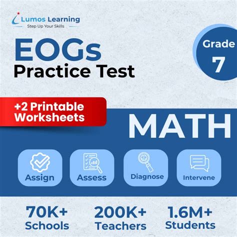 Grade 7 Math North Carolina Eog Test Prep Practice Tests And Worksheets