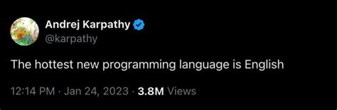 the hottest new programming language is english or maybe not r