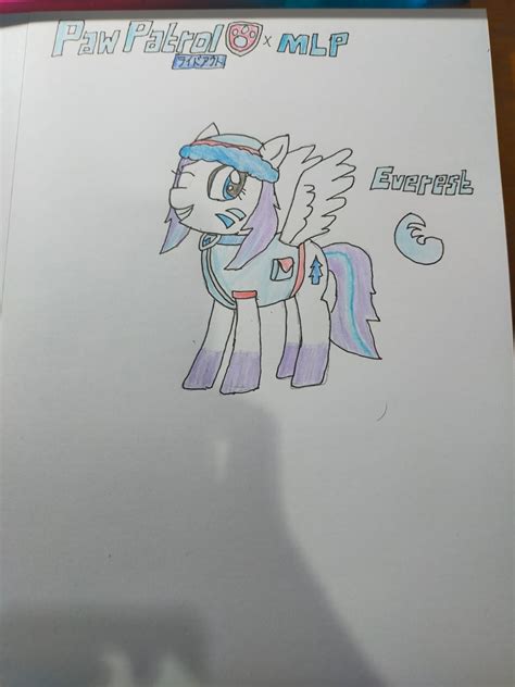 Paw Patrol X Mlp Everest Mlp Style By Ryuko21981 On Deviantart