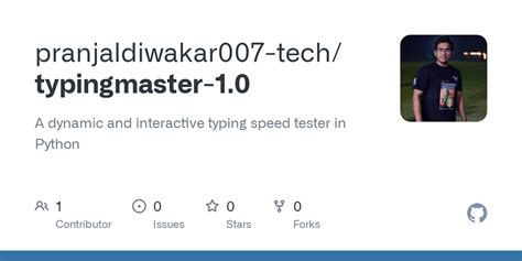 github pranjaldiwakar007 tech typingmaster 1 0 a dynamic and