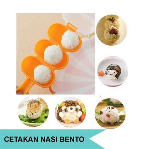 Jual Cetakan Nasi Bento Sushi Bulat Onigiri Maker Rice Ball Shaker