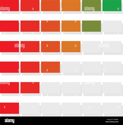 Progress Bar Bar Chart With Steps Stock Vector Image Art Alamy