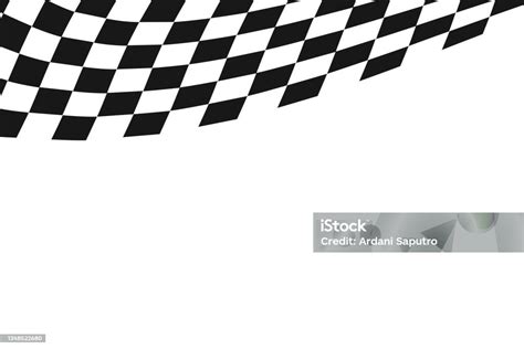 체크 무늬 플래그 레이스 플래그 패턴 벡터 아이콘 일러스트 배경 3차원 형태에 대한 스톡 벡터 아트 및 기타 이미지 3차원 형태 Championship 검은색