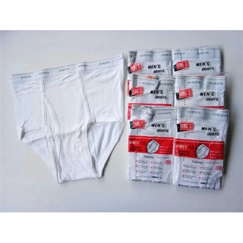 Jual [3 Pcs] Cd Hings Pria Dewasa Putih Katun Celana Dalam Laki Laki