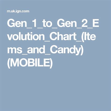Gen 1 To Gen 2 Evolution Chart