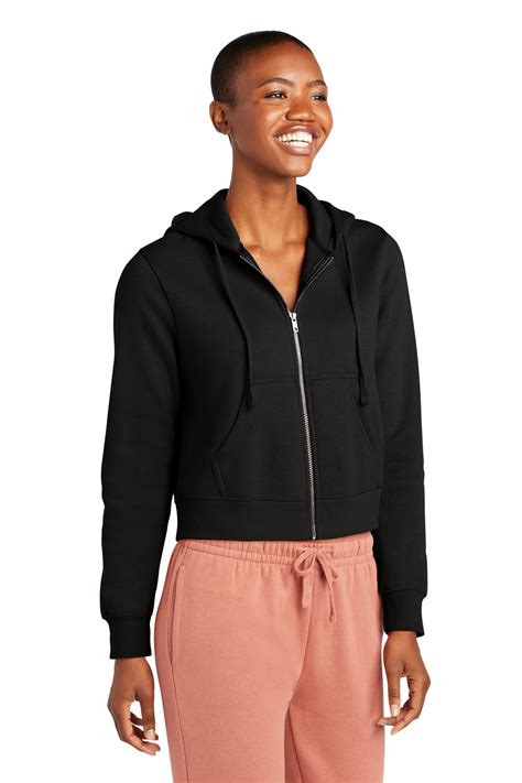 Custom Hoodie — District Womens Branded Apparel Full Zip