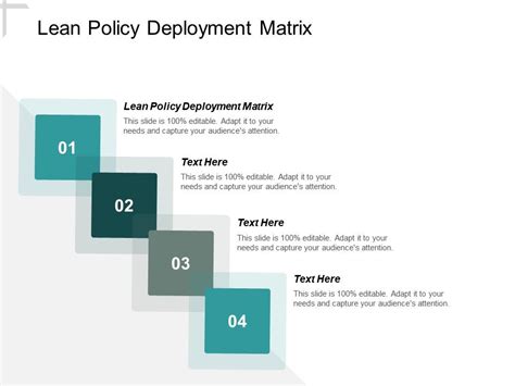 Lean Policy Deployment Matrix Ppt Powerpoint Presentation Infographics