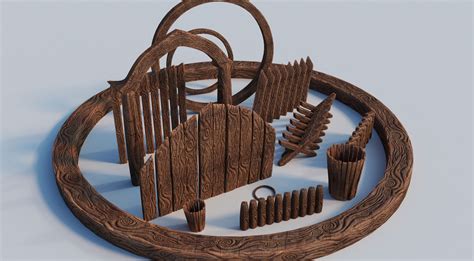 Cartoon Wood Free 3d Models Download Free3d