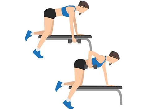 Wiosłowanie Hantlami W Oparciu O ławkę W Opadzie W Podporze Jakie