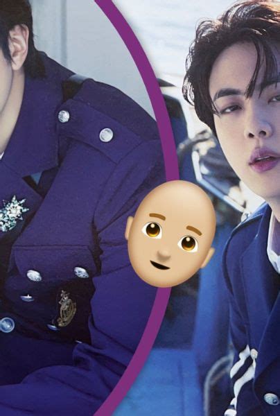 Bts Jin Shows His Militia Look This Is How He Looks With A Shaved