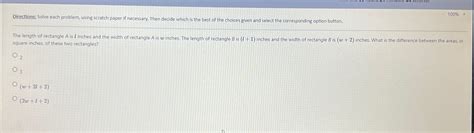 Solved Directions Solve Each Problem Using Scratch Paper