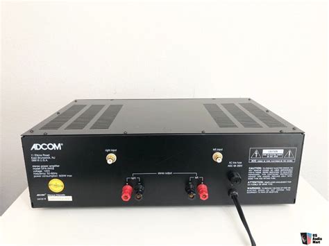 Adcom Gfa 545ii Stereo Power Amplifier Adcom Gfa 545ii Stereo Power Amplifier