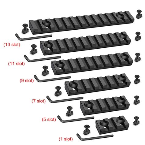 Mlock Aluminum Rail Section Picatinny Weaver Rail Section 3 5 7 9 11 13 Slots Eur 5 49 Picclick De