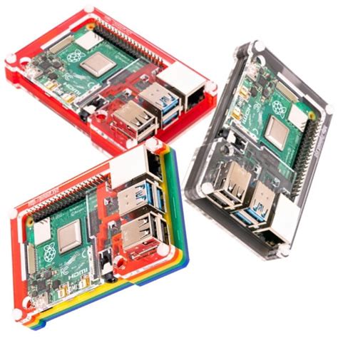 Raspberry Pi 4 Cooling Case Metal Dual Fans Proto Pic