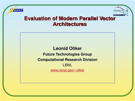 Ppt Evaluation Of Modern Parallel Vector Architectures Powerpoint Presentation Id4030564