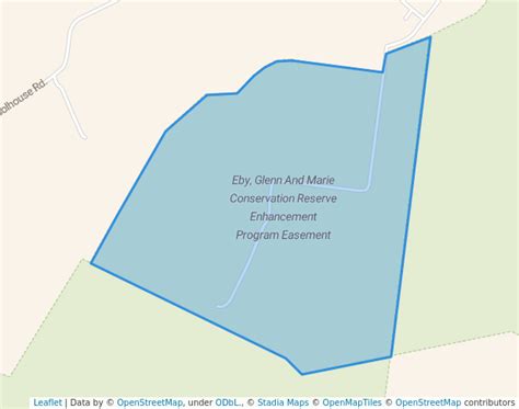 Eby Glenn And Marie Conservation Reserve Enhancement Program Easement In Westover Map And Routes