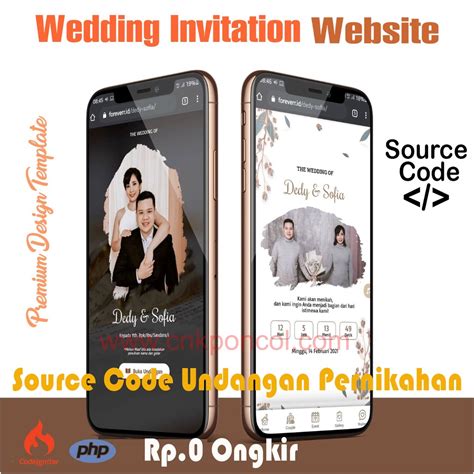 jual script source code undangan digital website aplikasi undangan
