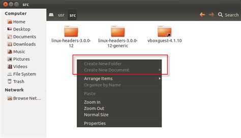 Filesystem Cannot Create New Folders Ubuntu On Virtualbox Ask Ubuntu