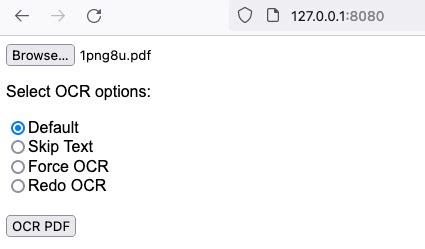 GitHub Woozyking Ocrmypdf Web A Web Front End For OCRmyPDF