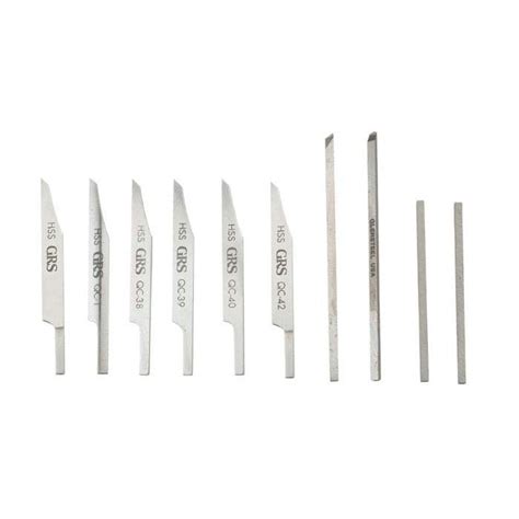 Grs Engraver Graver Assortment 10 High Speed Steel Pmc Supplies