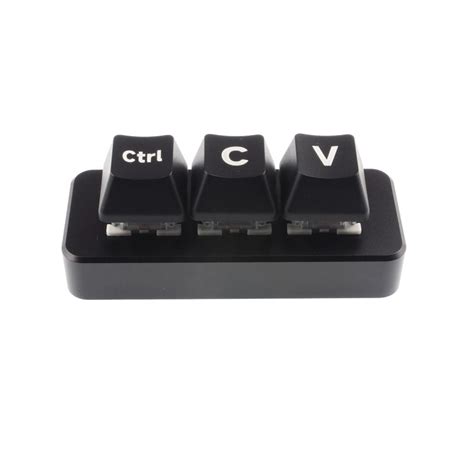mini klawiatura rp2040 keyboard 3 plus ze skrótami ctrl c v