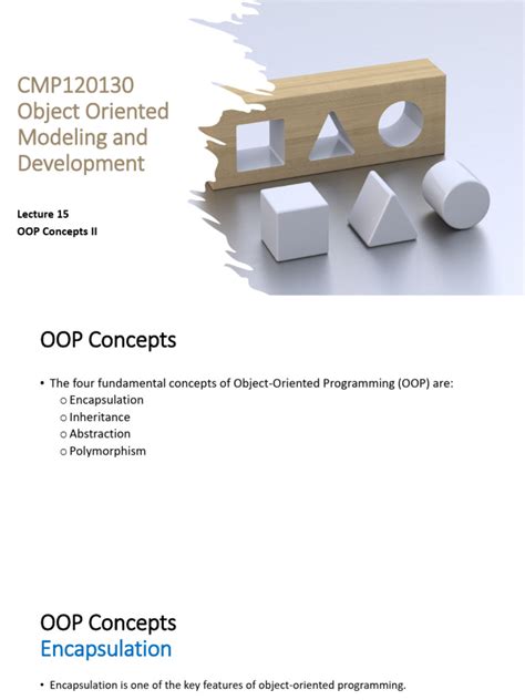 Lecture 15 Oop Concepts Ii Pdf Inheritance Object Oriented Programming Method