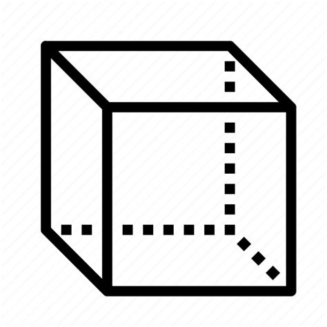 cube molecule geometry hypercube mathematics icon download on