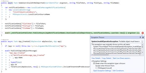 Import Users From Excel Throws Null Exception 9834 Support Center