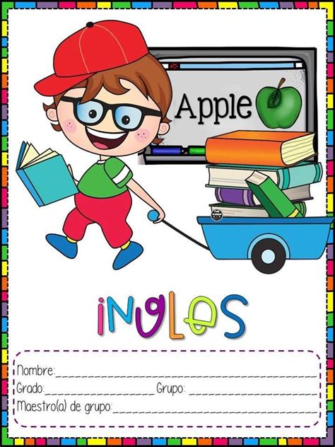 19 Portadas Para Primaria Y Preescolar Abertura De Caderno Desenhos