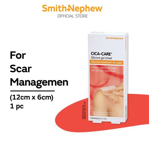 Smith And Nephew Cica Care Silicone Gel Sheet 12cm X 6cm X 1s Shopee