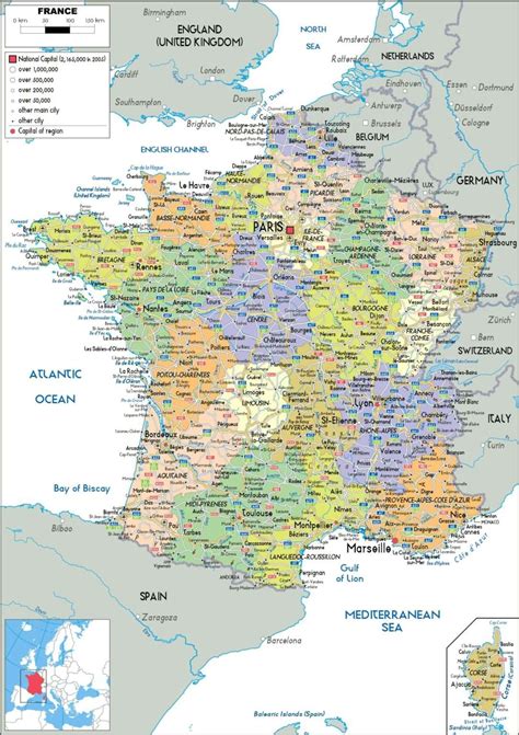 Karte Von Frankreich Zum Ausdrucken Kostenlos Herunterladen