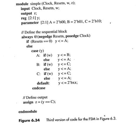 Solved Write Verilog Code For The FSM Shown In Figure Chegg