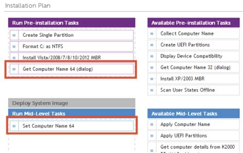 Scripting Setting Computer Name Prior To Deploying The Image