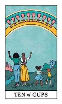 Ten Of Cups Tarot Card Meanings Witch Tarot Witches