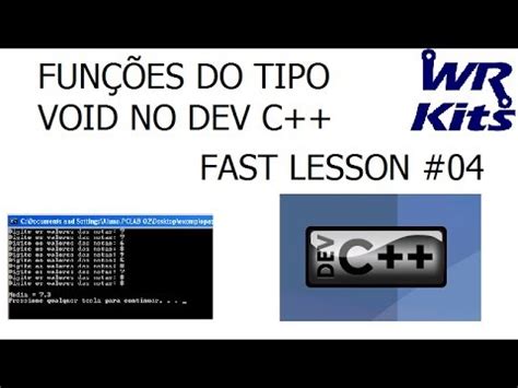 FUNÇÕES DO TIPO VOID NO DEV C Fast Lesson YouTube