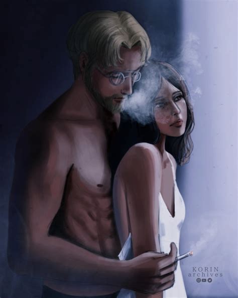 rule 34 after sex attack on titan cigarette smoke half dressed male