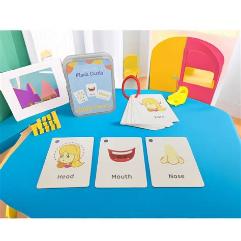 20pcsbox Body Parts Recognition Flash Cards Shein Usa