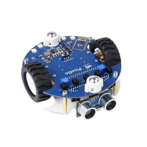 PicoGo Mobile Robot Based On Raspberry Pi Pico Self Driving Remote Control WS