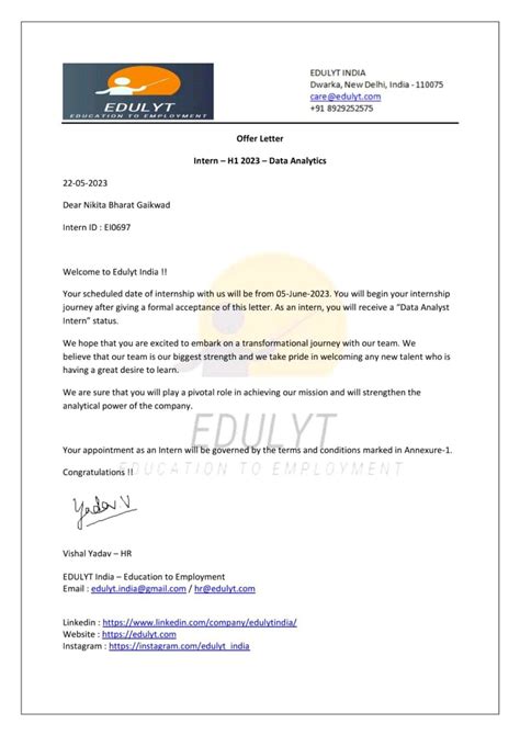 Nikita Gaikwad On Linkedin Edulyt India Dataanalysis Internship