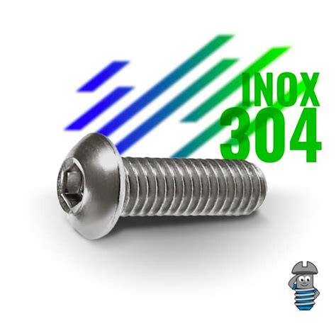 Tornillo Allen Cabeza Botón Inoxidable 304 Nc La Casa De Los Tornillos
